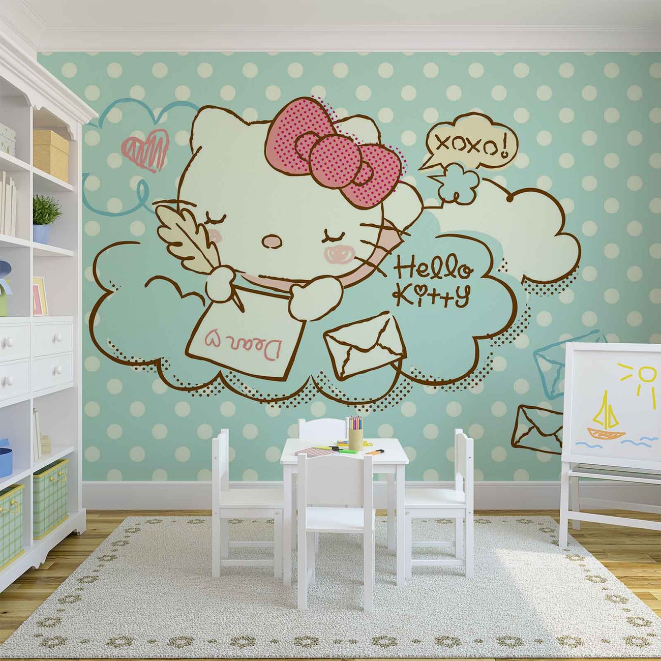 Hello Kitty Wall Paper Mural | Buy at EuroPosters