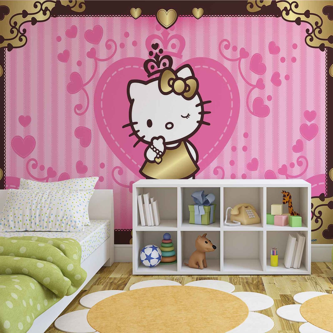 Hello Kitty Wall Paper Mural | Buy at EuroPosters