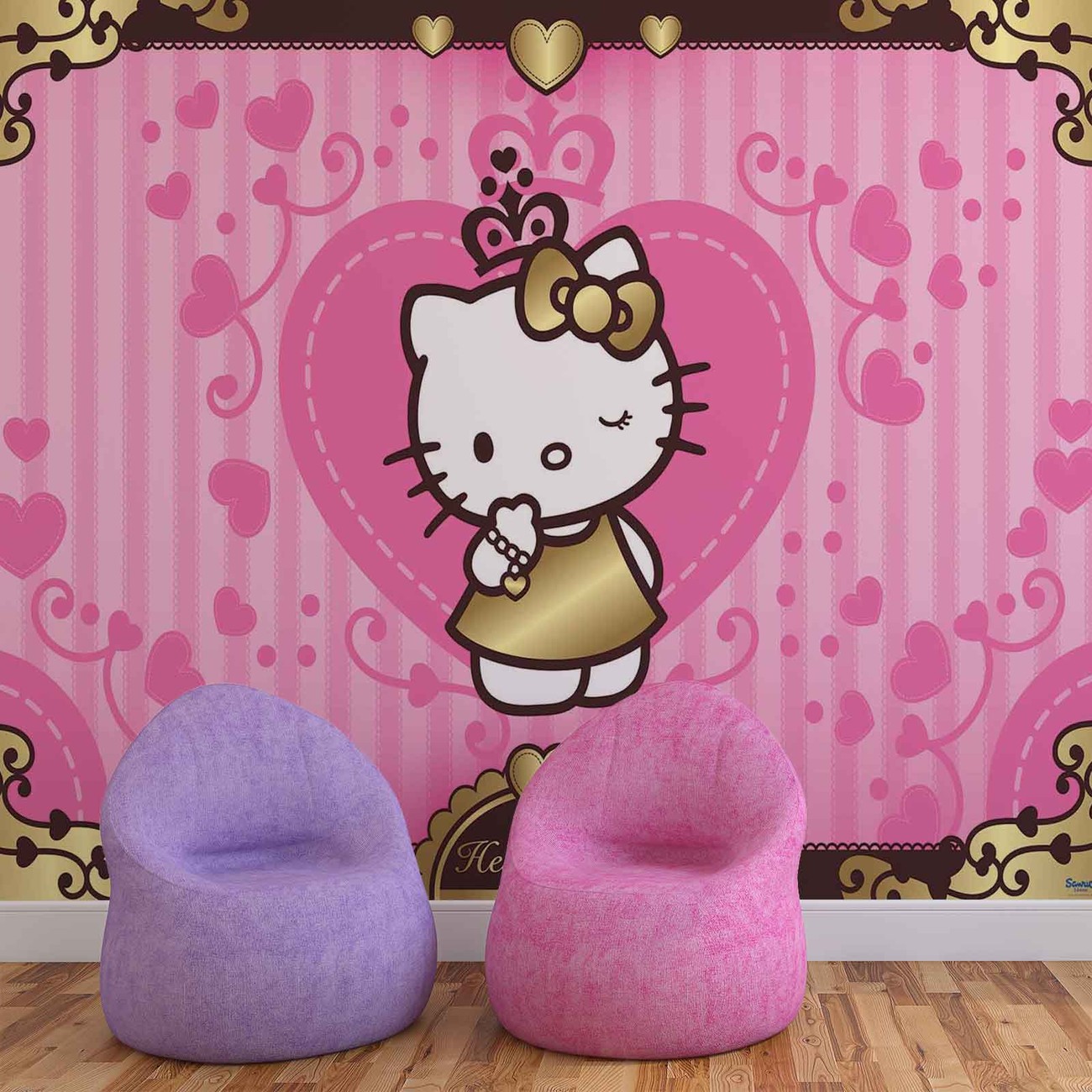 Hello Kitty Wall Paper Mural | Buy at EuroPosters