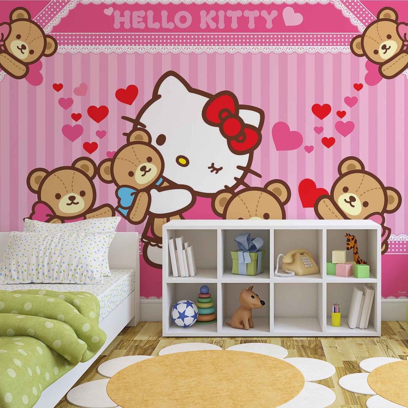 Hello Kitty Wall Paper Mural | Buy at EuroPosters