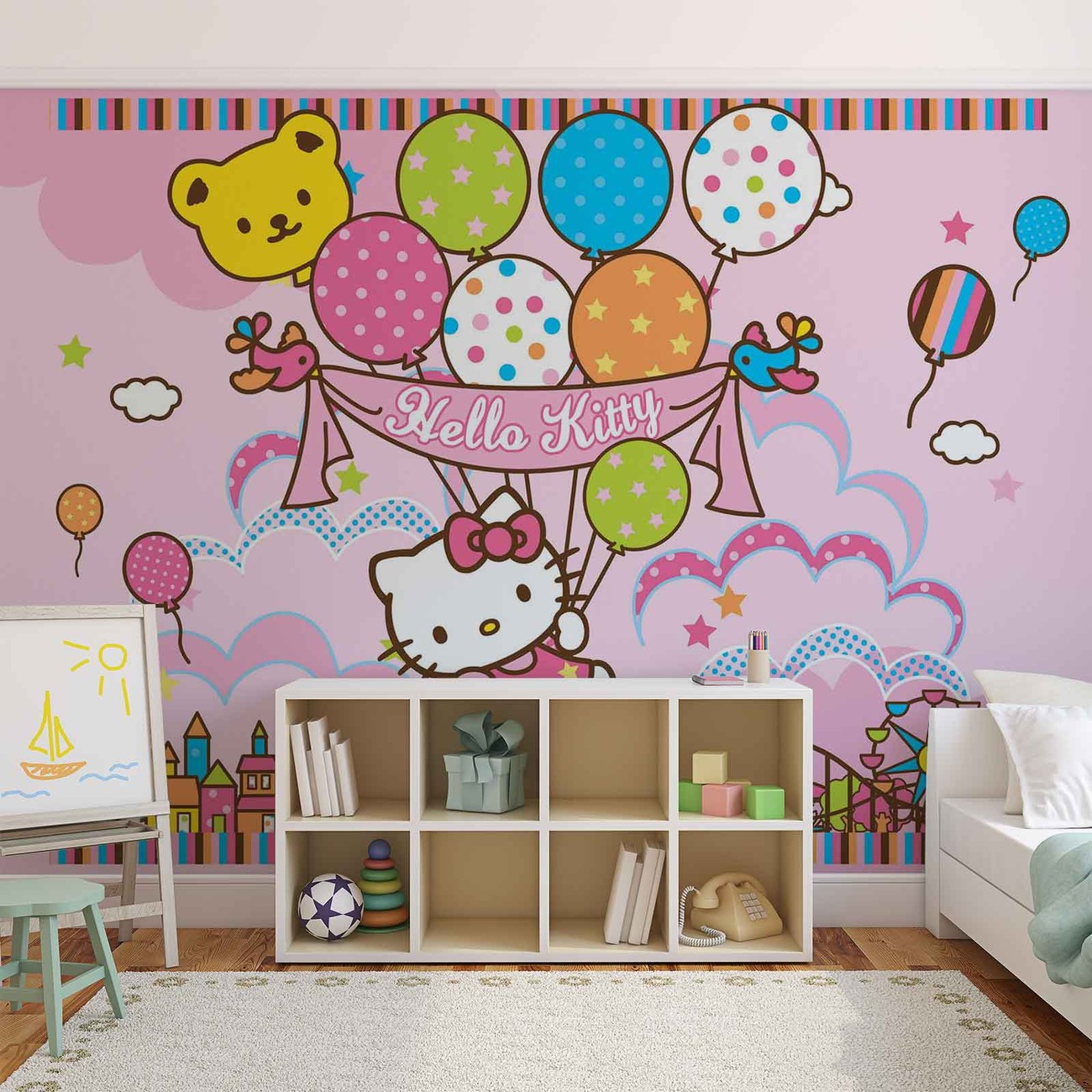 Hello Kitty Wall Paper Mural | Buy at EuroPosters