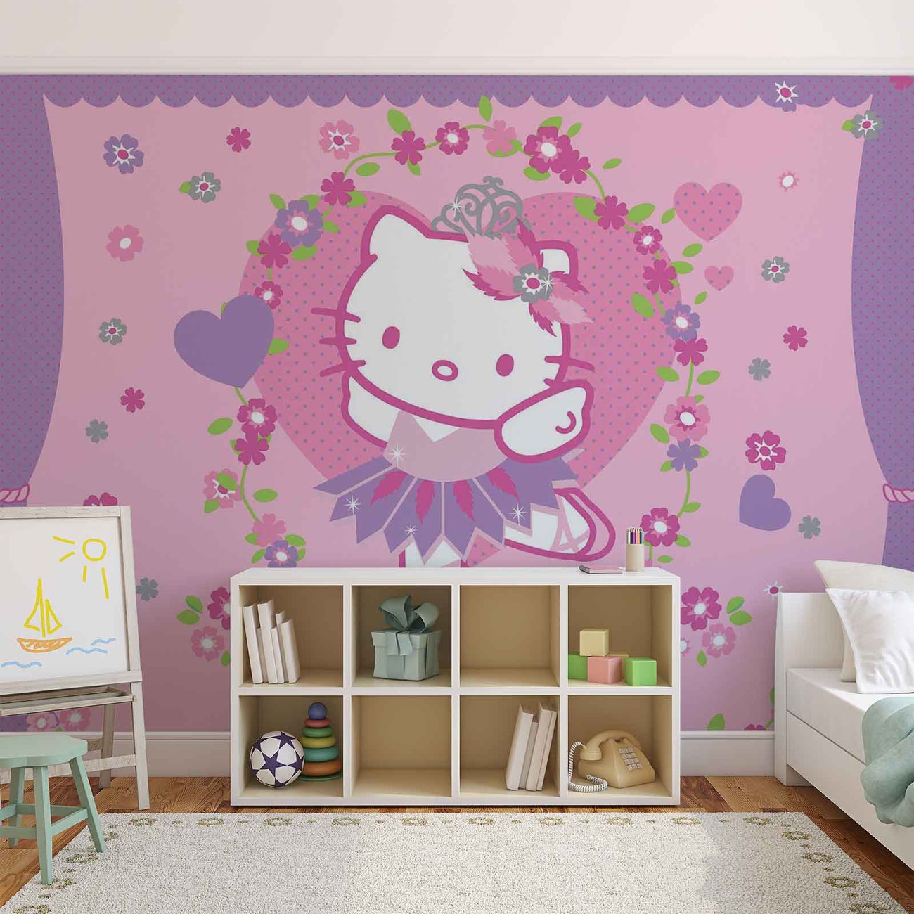 Hello Kitty Wall Paper Mural | Buy at EuroPosters