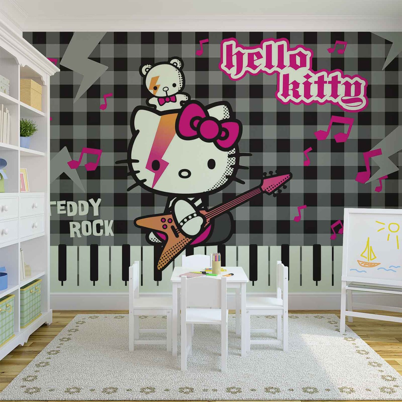Hello Kitty Wall Paper Mural | Buy at EuroPosters