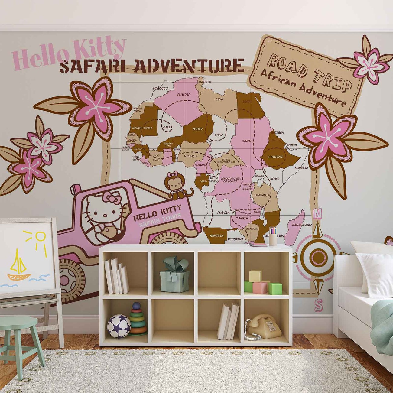 Hello Kitty Wall Paper Mural | Buy at EuroPosters