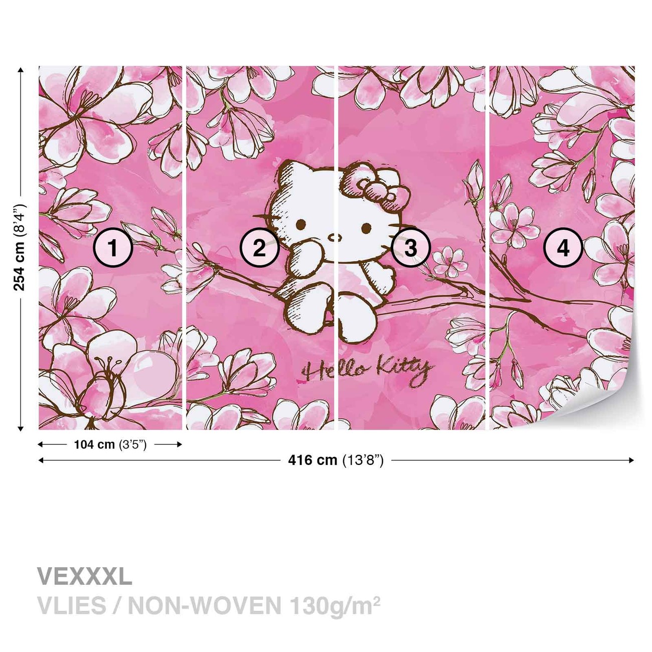 Hello Kitty Cherry Blossom Wallpaper