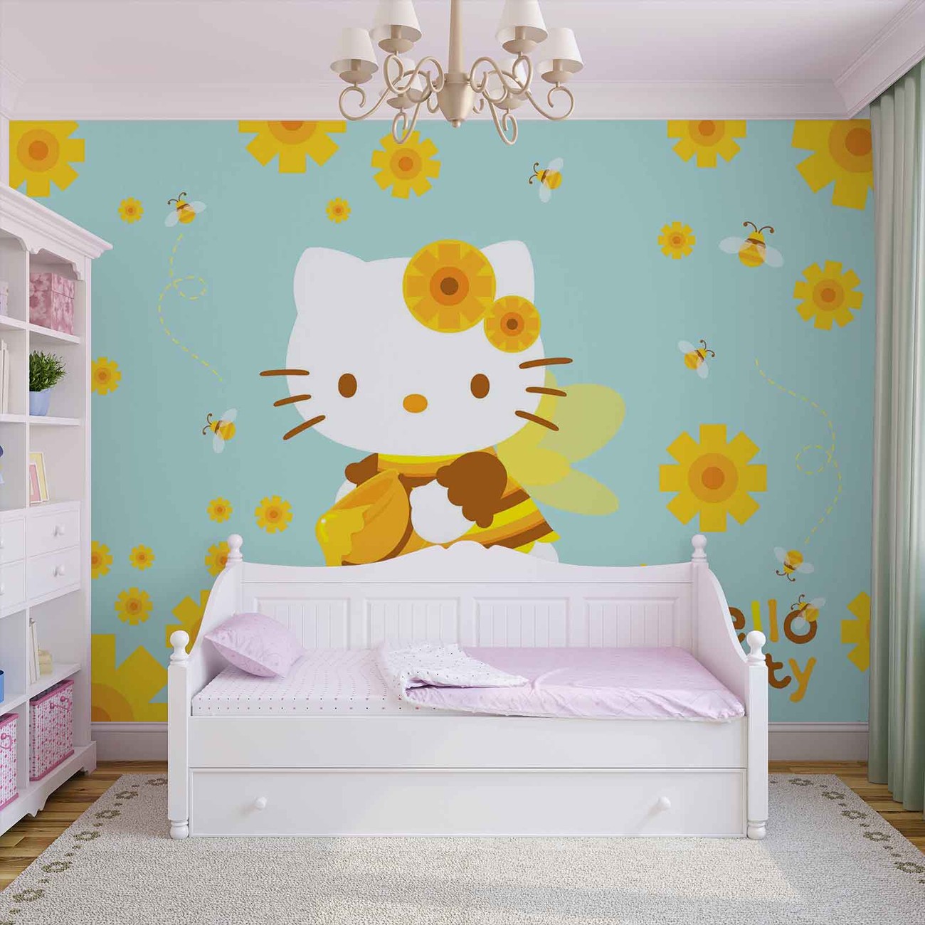 Hello Kitty Wall Paper Mural | Buy at EuroPosters