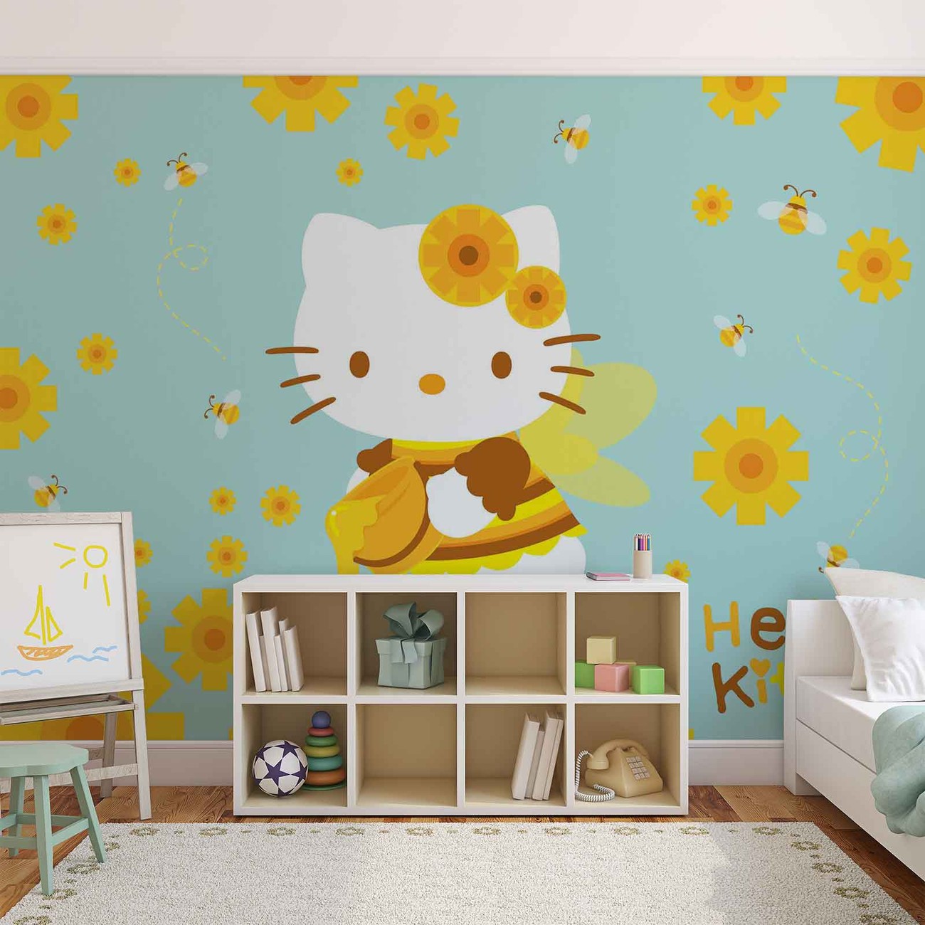 Hello Kitty Wall Paper Mural | Buy at EuroPosters