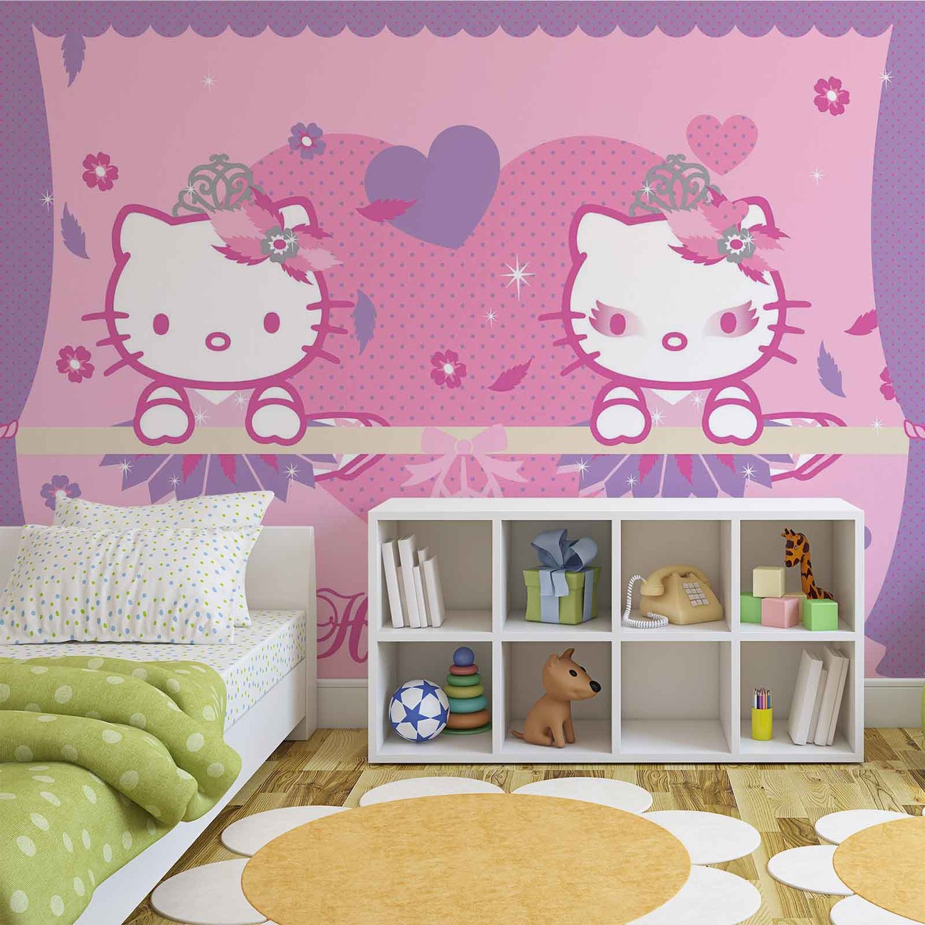 Hello Kitty Wall Paper Mural | Buy at EuroPosters