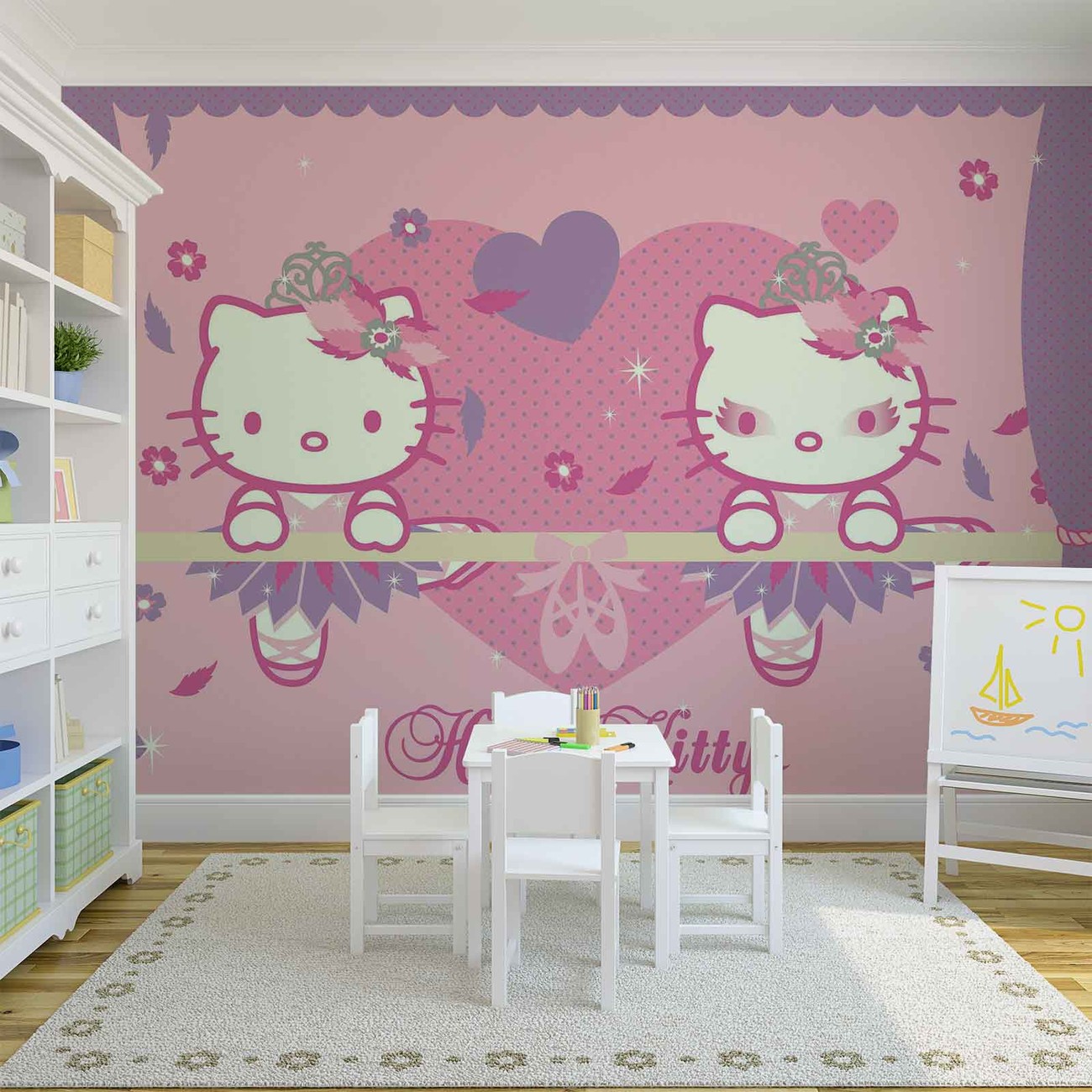 Hello Kitty Wall Paper Mural | Buy at EuroPosters