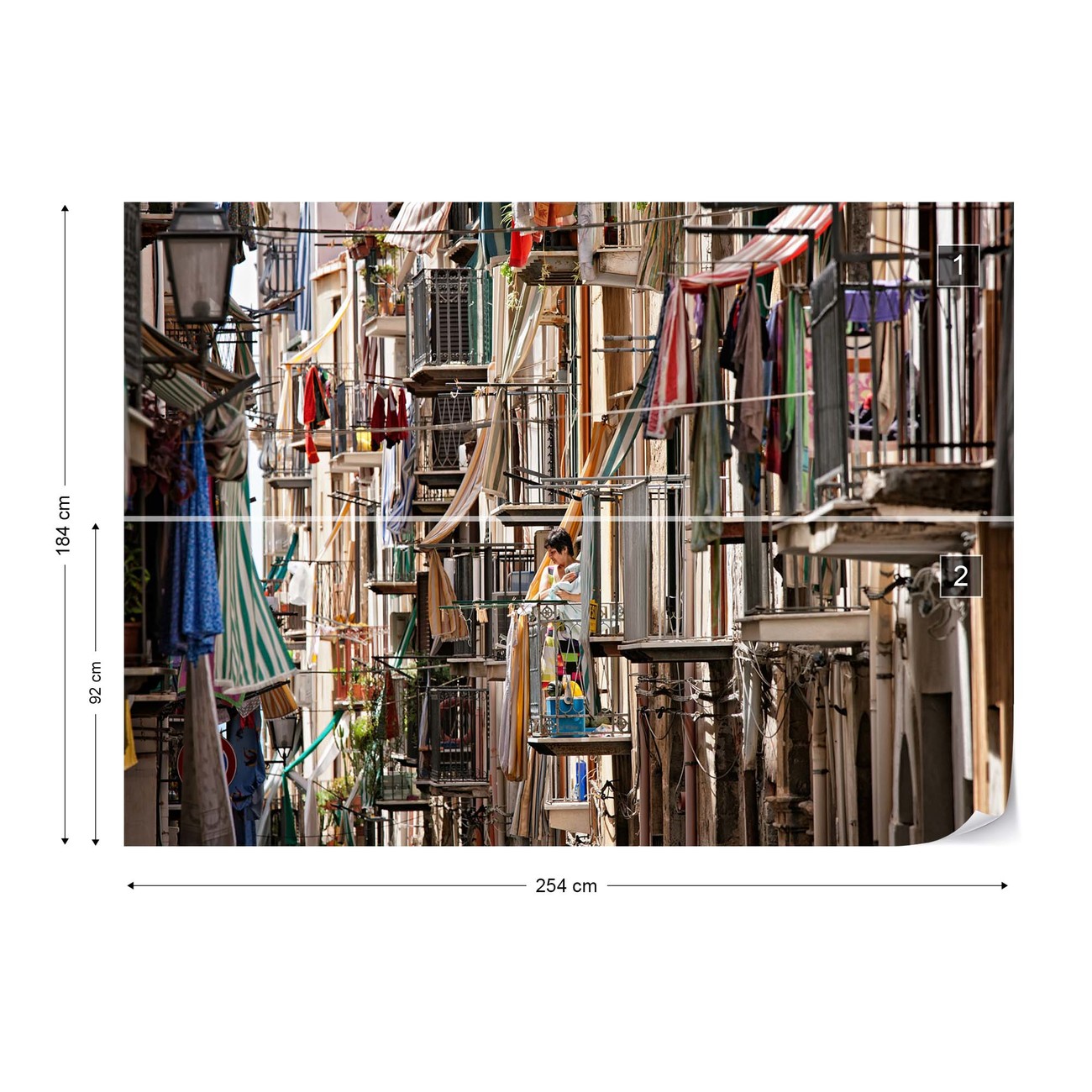 Human's Clothes Wall Paper Mural | Buy at EuroPosters