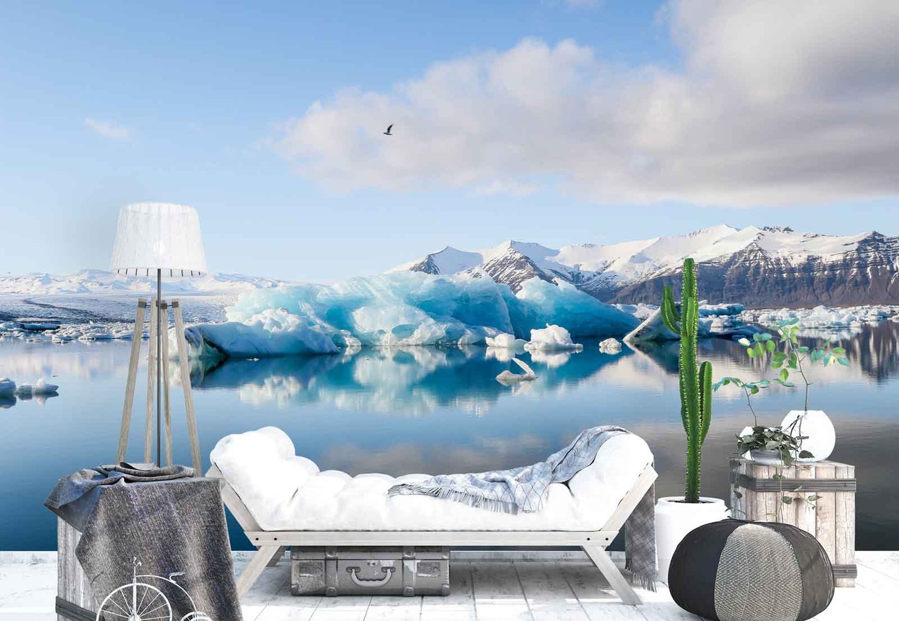 Iceberg Reflection Wall Paper Mural | Buy at EuroPosters