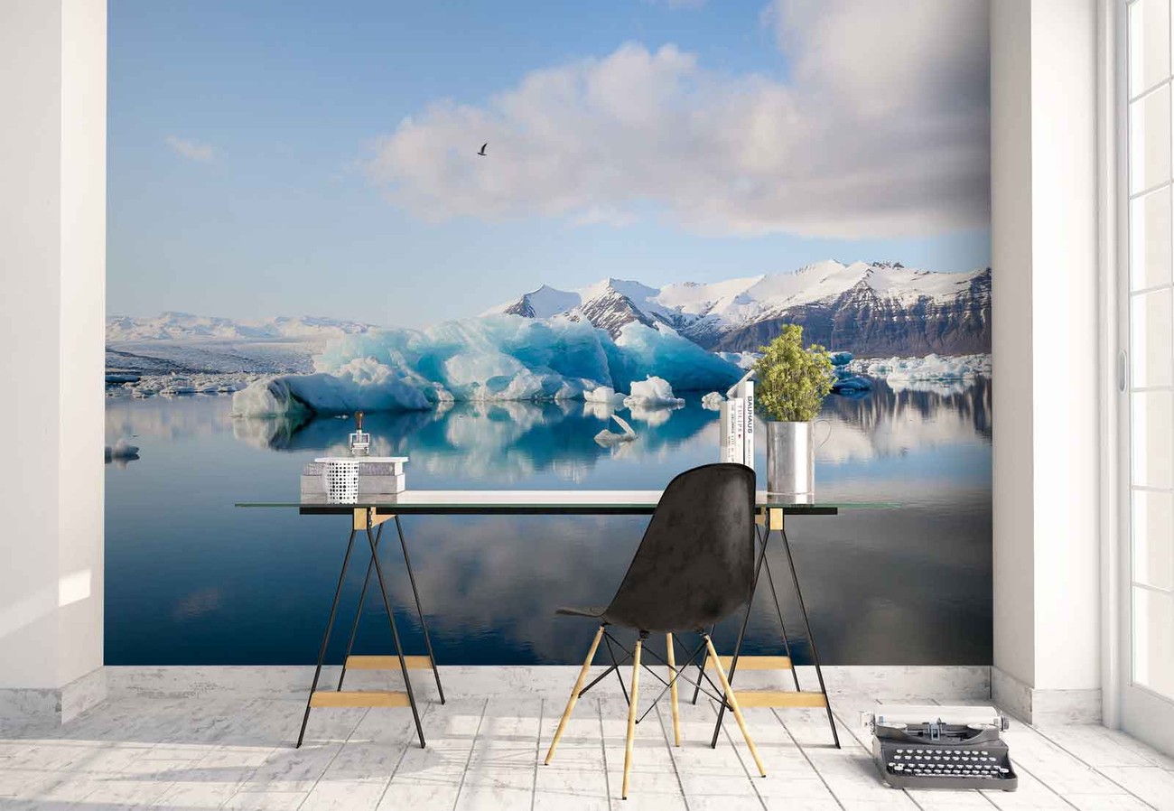 Iceberg Reflection Wall Paper Mural | Buy at EuroPosters