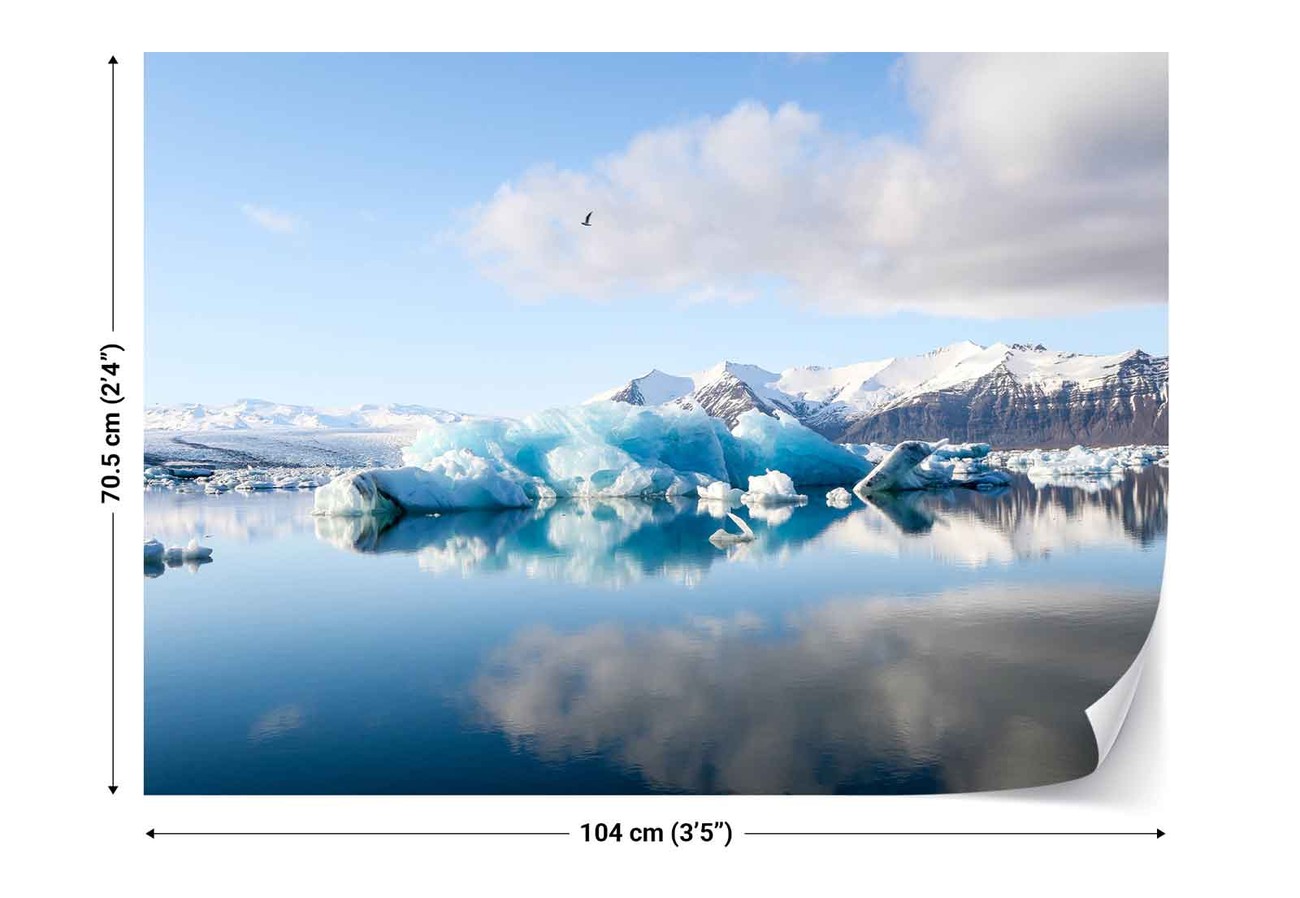 Iceberg Reflection Wall Paper Mural | Buy at EuroPosters