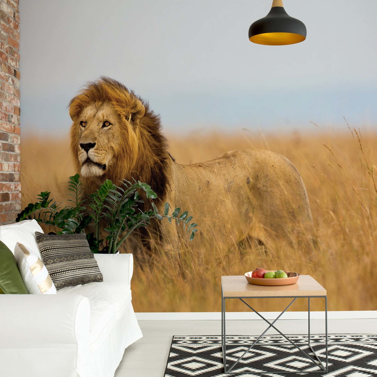 Lion Wall Paper Mural | Buy at EuroPosters