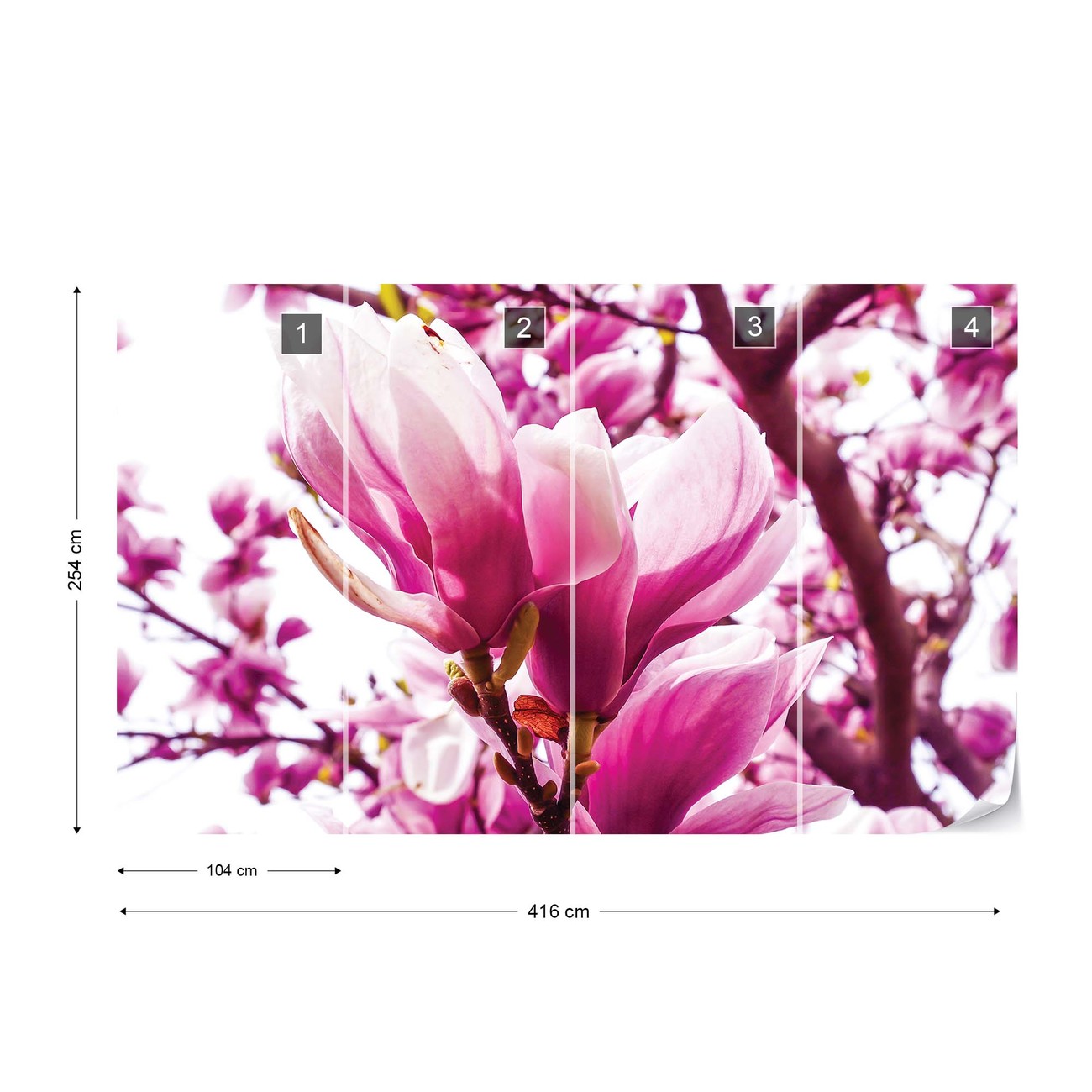 Magnolia Tree Wall Paper Mural | Buy at EuroPosters