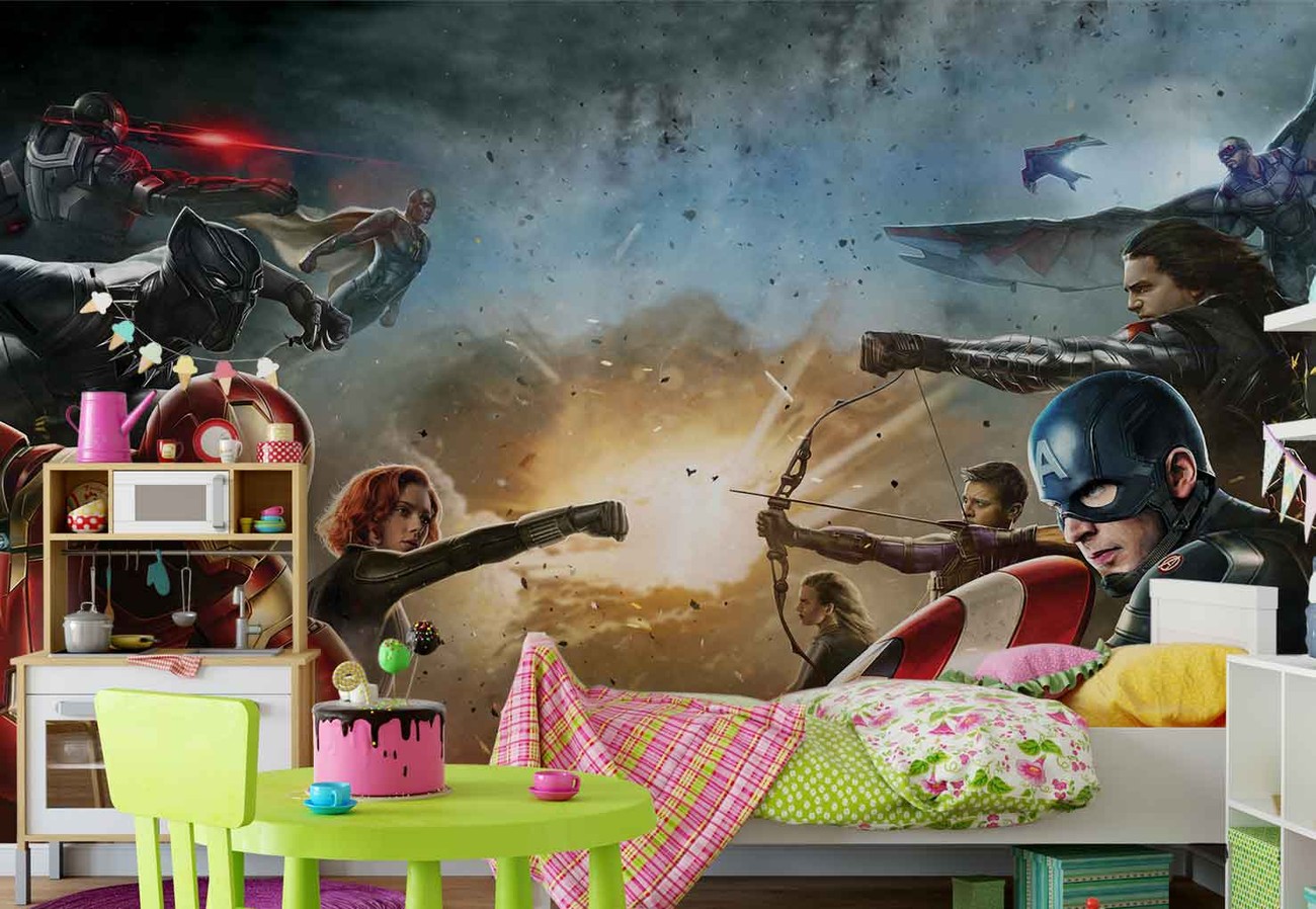 Marvel Avengers (10902) Wall Paper Mural | Buy at EuroPosters