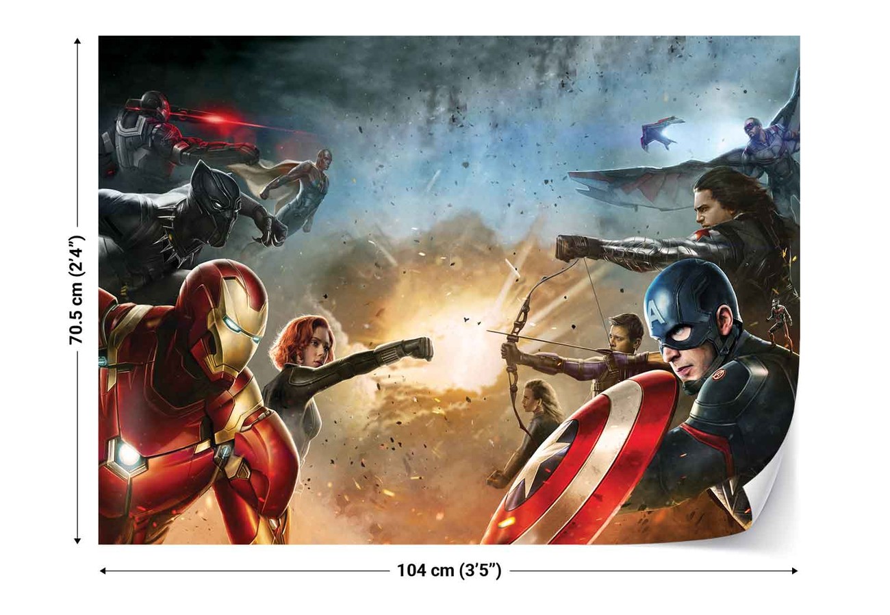 Marvel Avengers (10902) Wall Paper Mural | Buy at EuroPosters