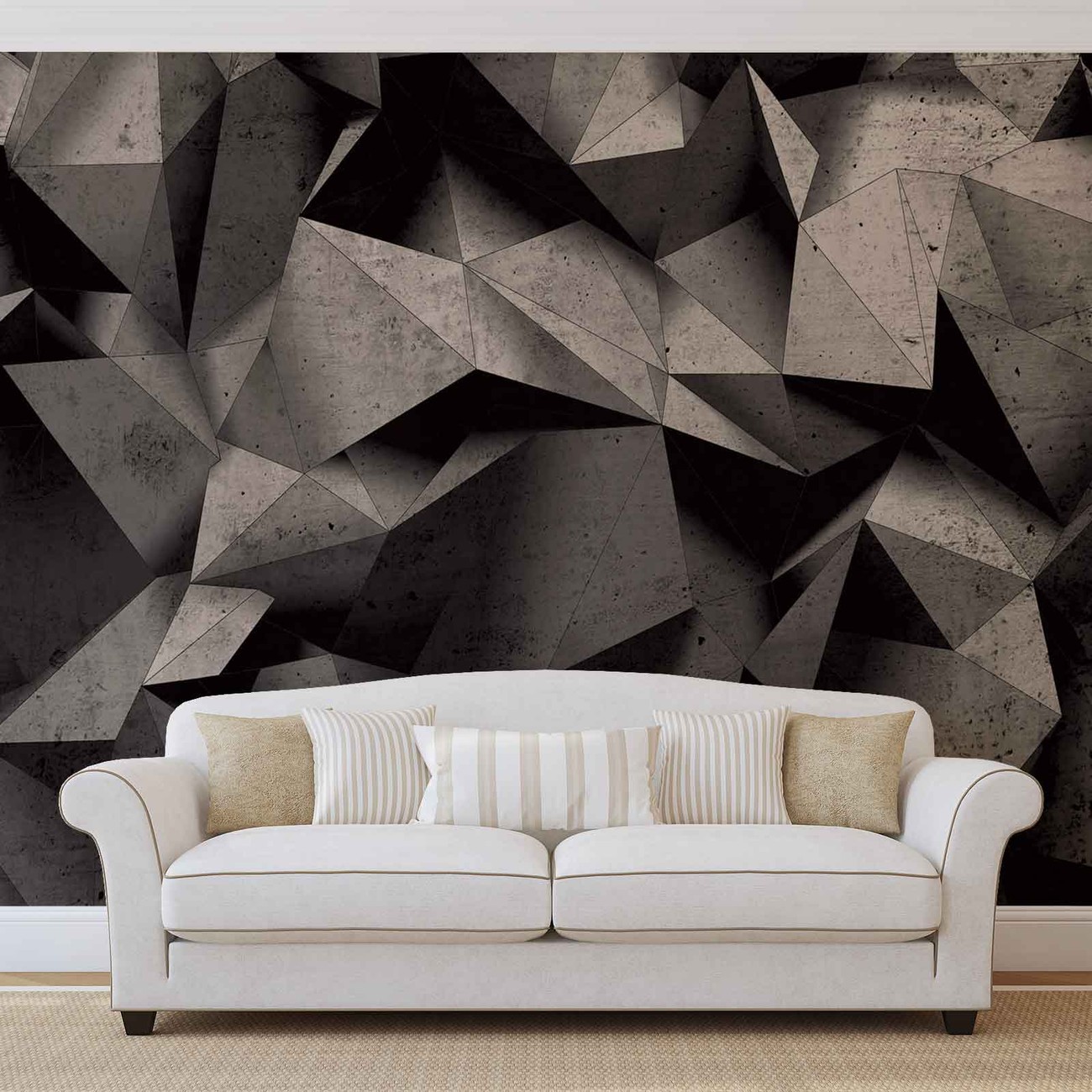 Modern Abstract Geometric Art Wall Paper Mural | Buy at EuroPosters