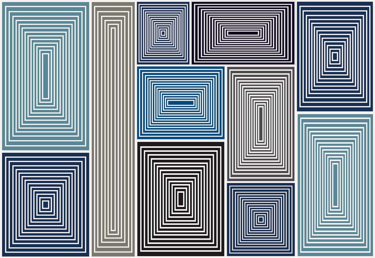 Modern Abstract Pattern Wall Paper Mural | Buy at EuroPosters