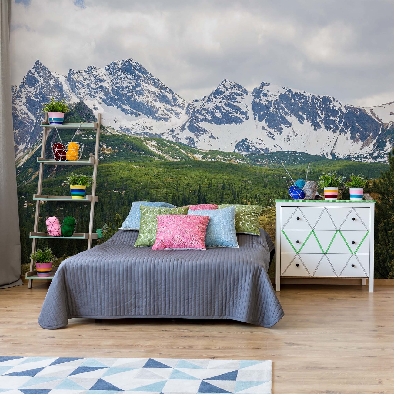 Mountains Alps Wall Paper Mural | Buy at EuroPosters