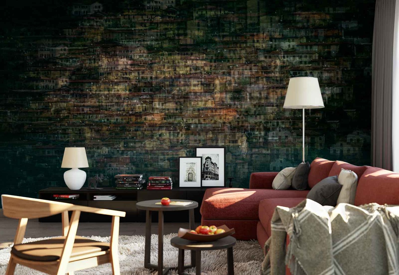 Multi House Wall Paper Mural | Buy at EuroPosters