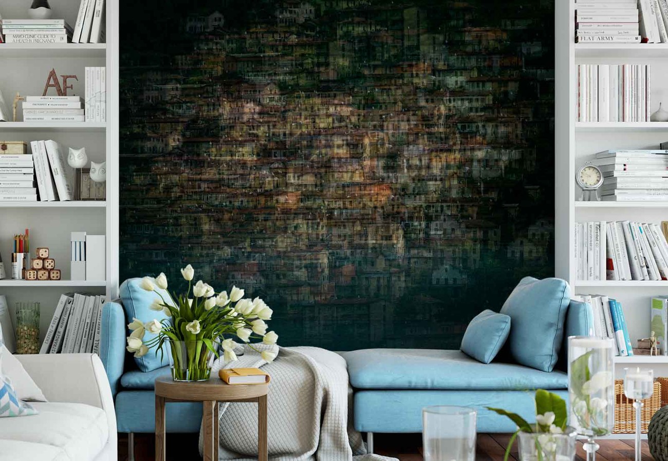 Multi House Wall Paper Mural | Buy at EuroPosters