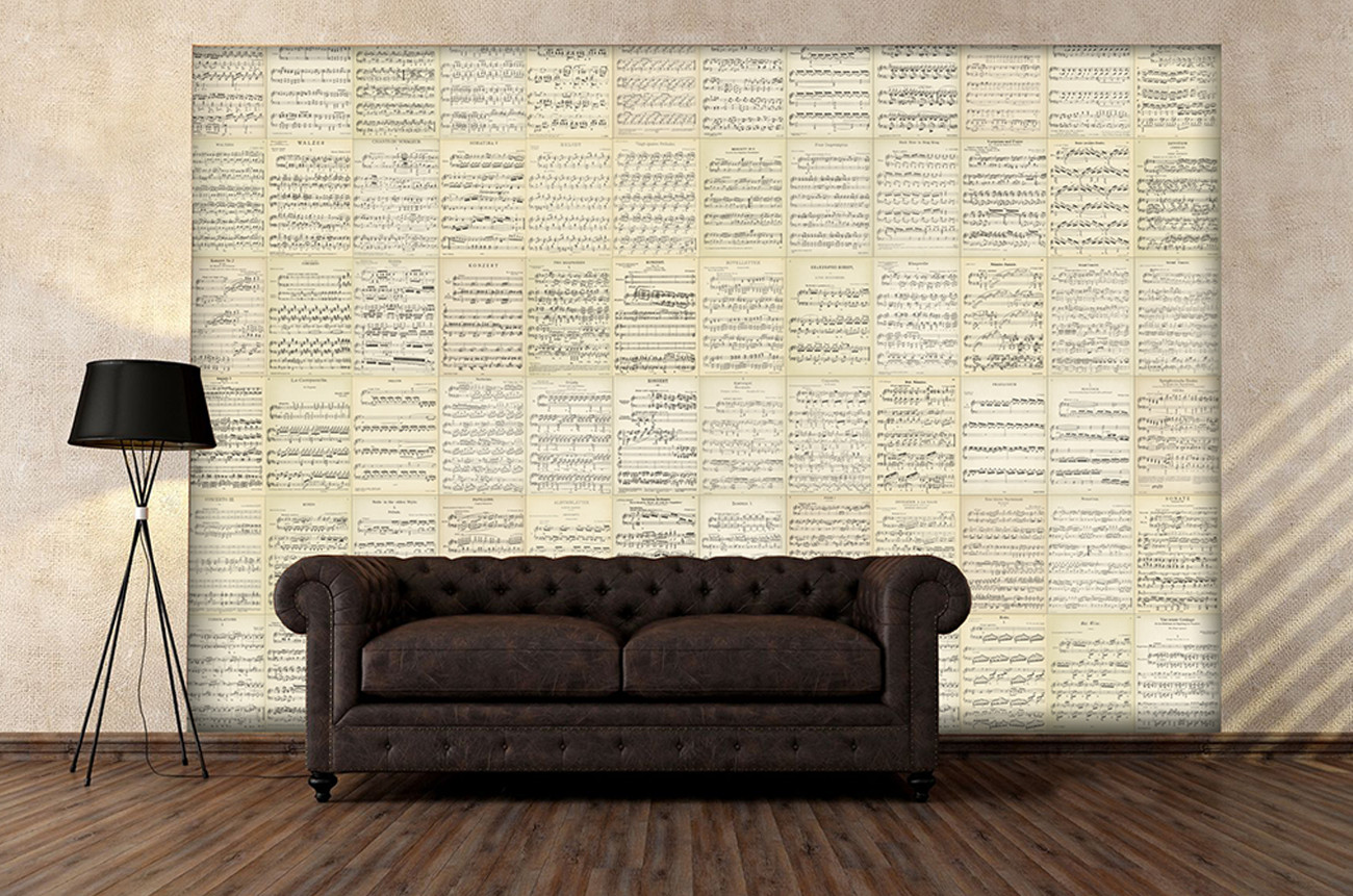 Music - Music Notes Wall Mural | Buy online at Europosters