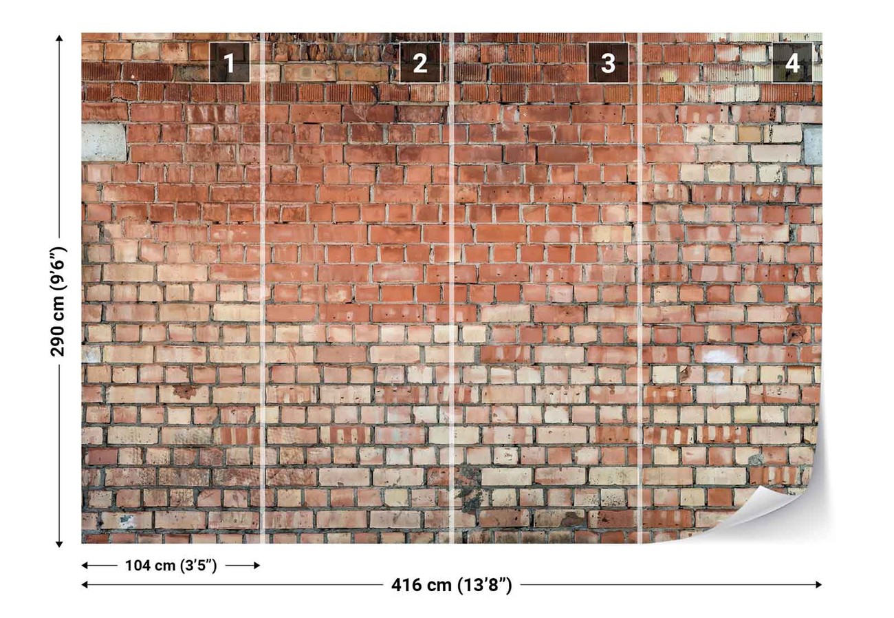 Old Brick Wall Paper Mural | Buy at EuroPosters