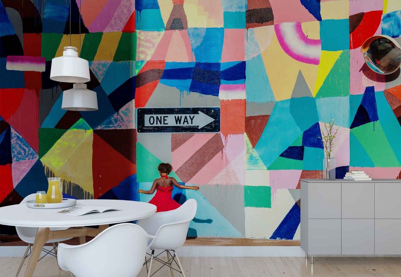 One Way Wall Paper Mural | Buy at EuroPosters