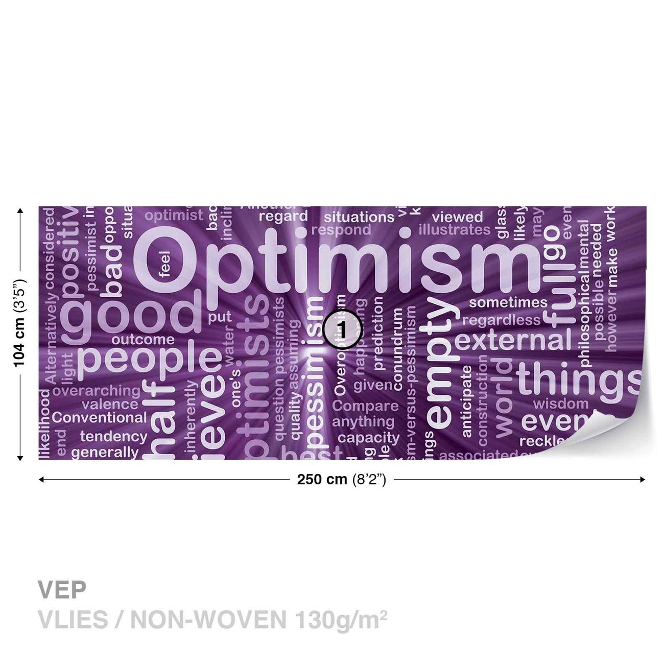 Optimism Abstract Wall Paper Mural | Buy at EuroPosters