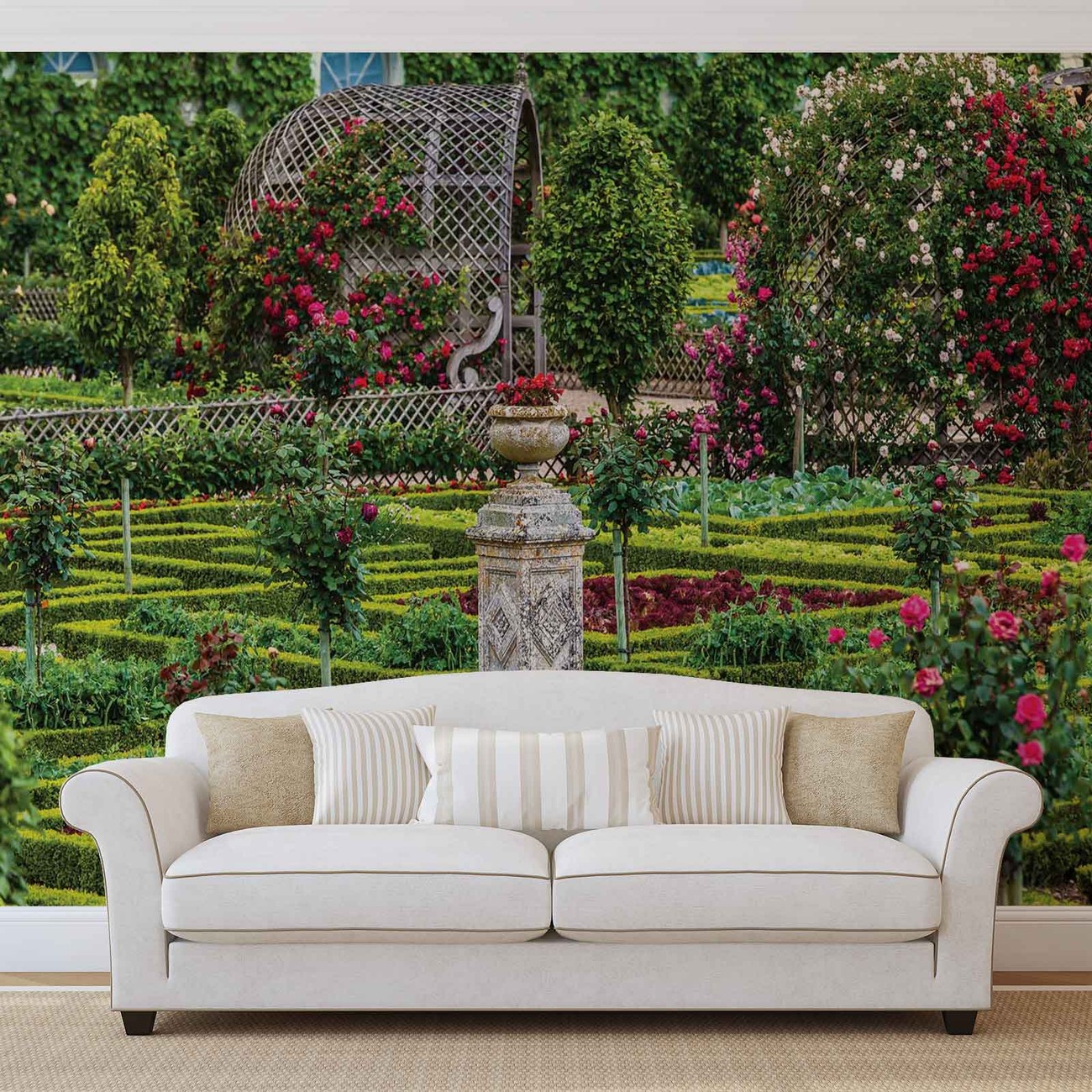 Rose Garden Wall Paper Mural | Buy at EuroPosters