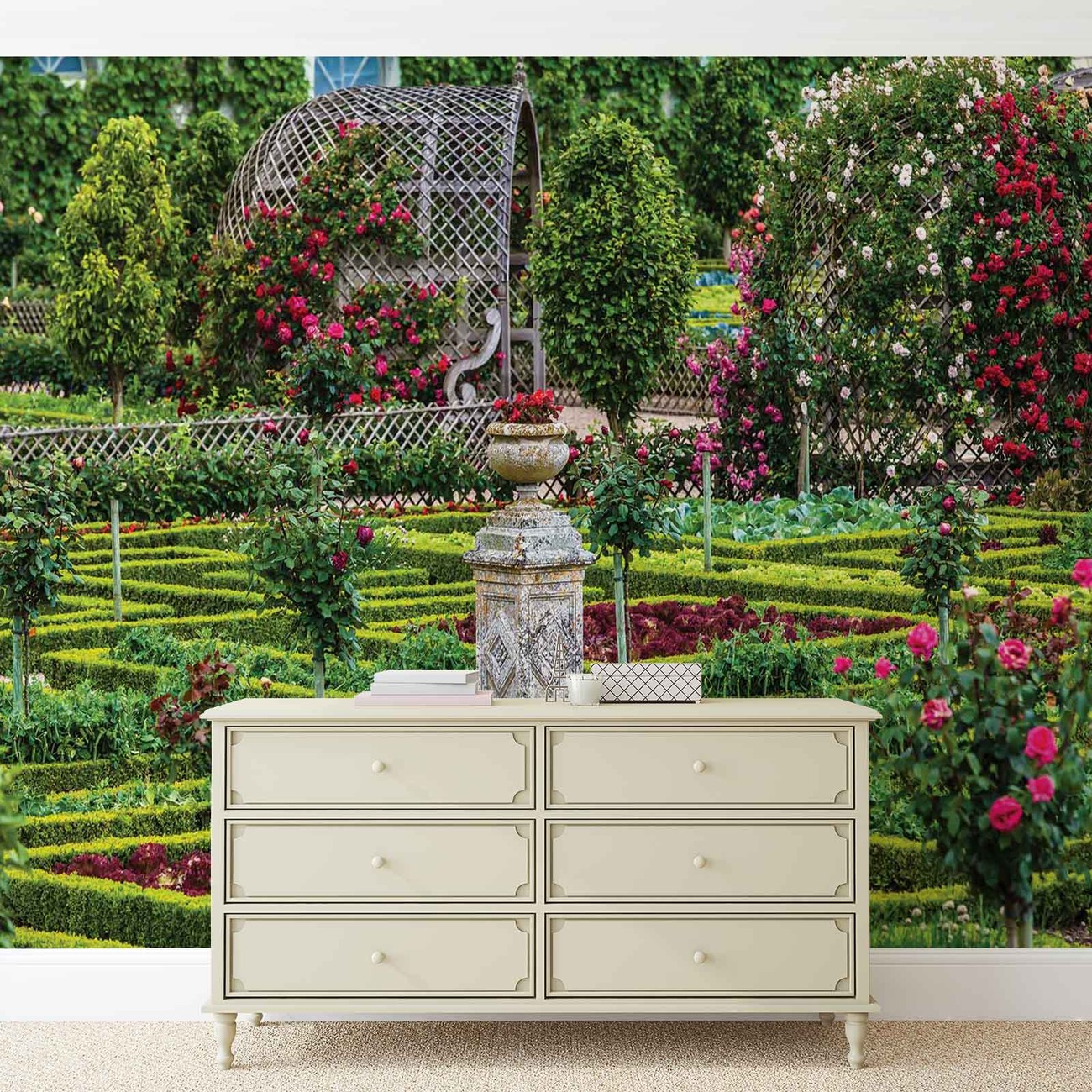 Rose Garden Wall Paper Mural | Buy at EuroPosters