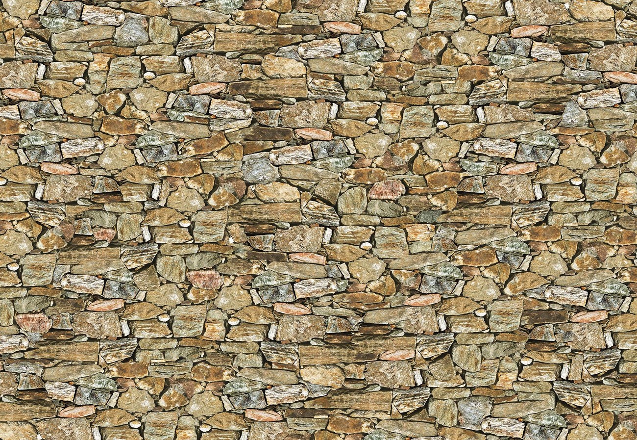 Rustic Stone Wall Wall Paper Mural | Buy at EuroPosters