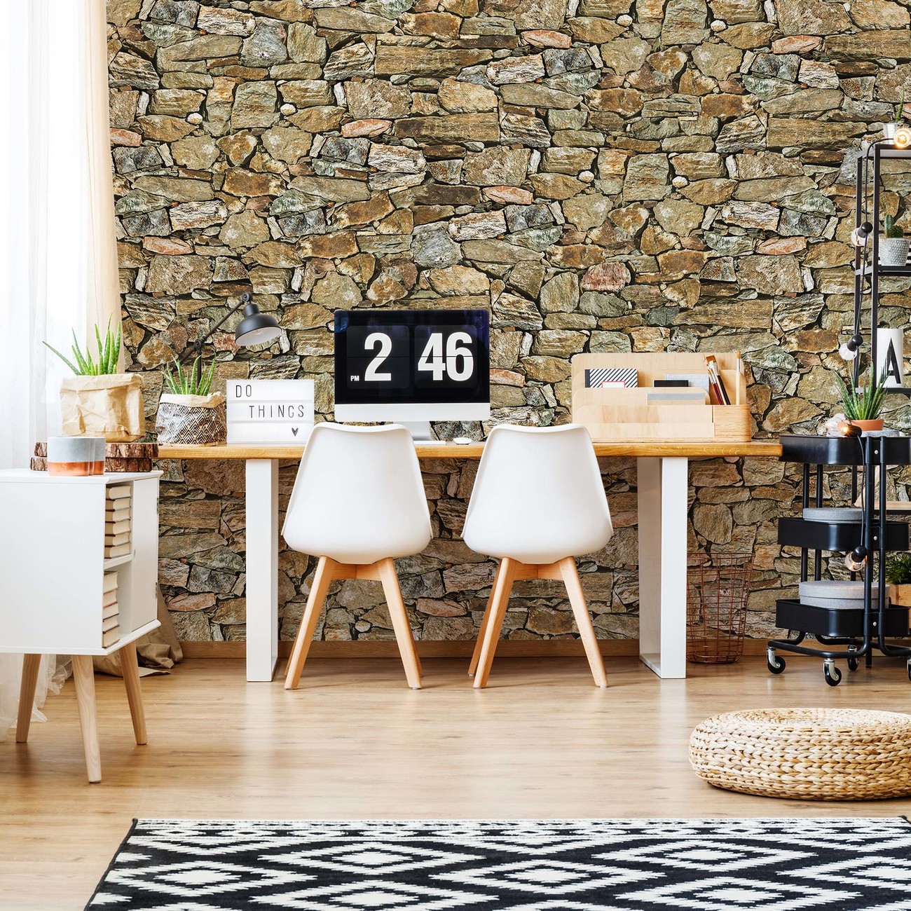Rustic Stone Wall Wall Paper Mural | Buy at EuroPosters
