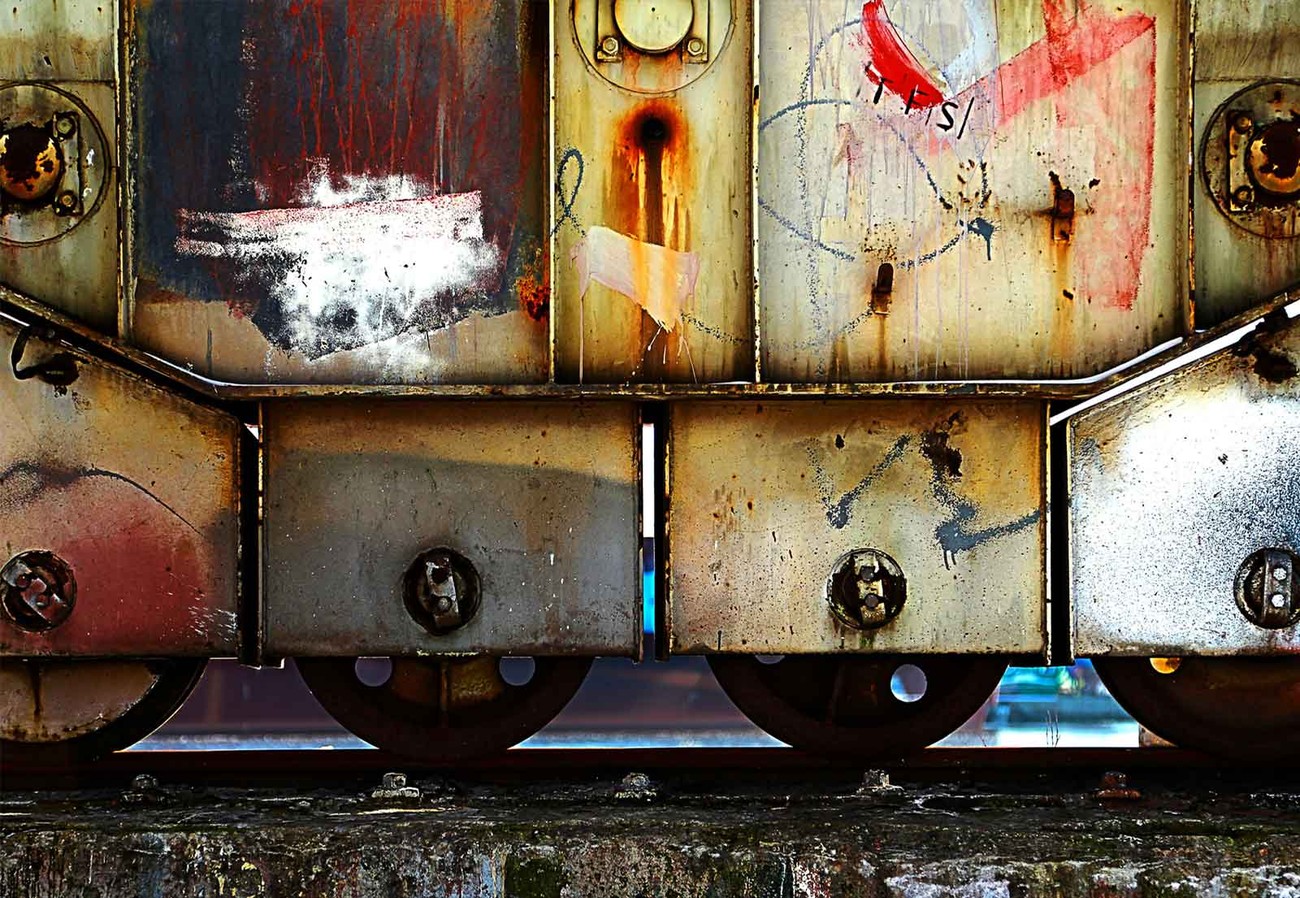 Rusty Train Wall Paper Mural | Buy at EuroPosters