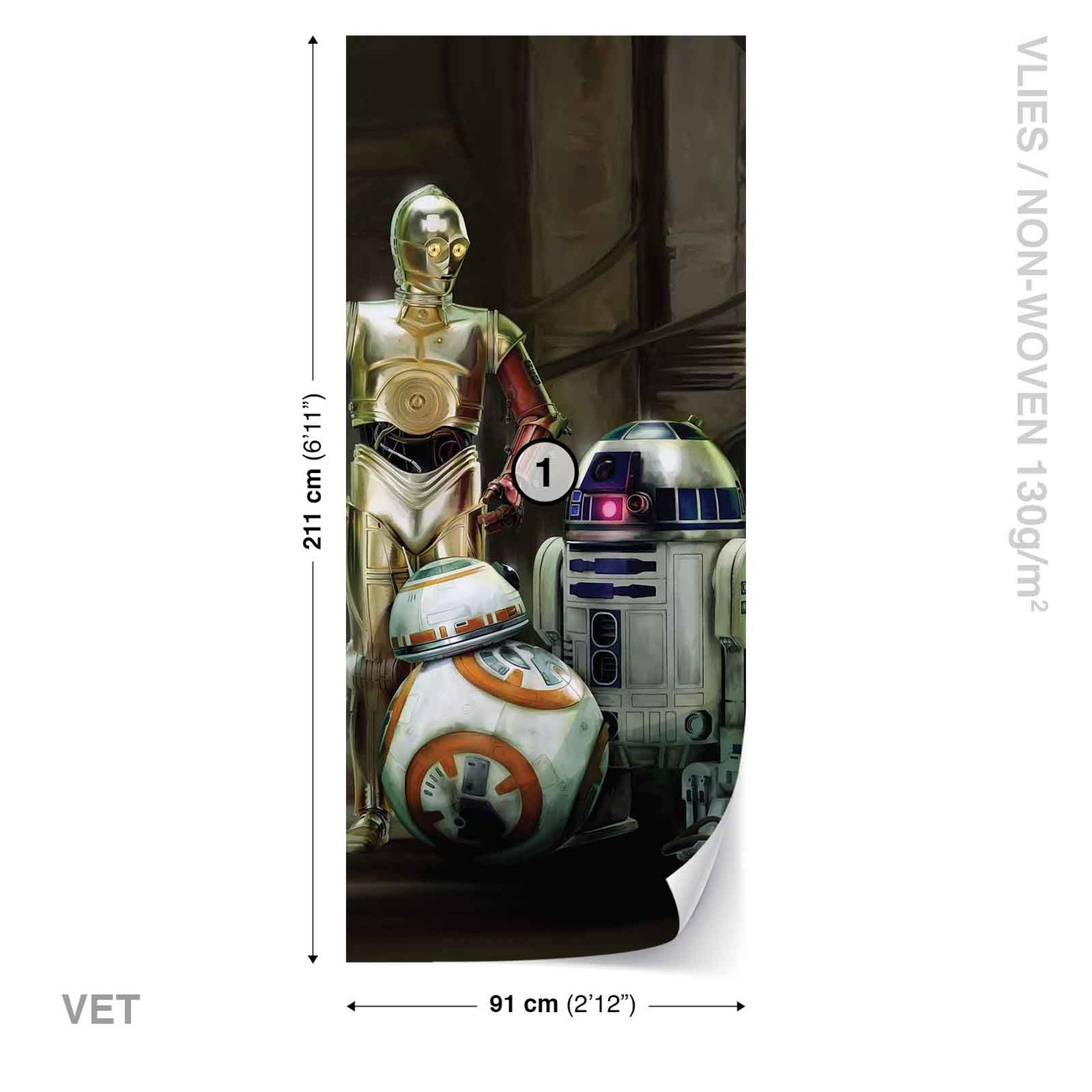 Star Wars Droids Wall Paper Mural | Buy at EuroPosters