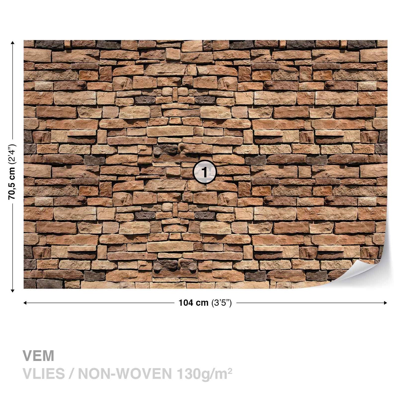 Stone Wall Wall Paper Mural | Buy at EuroPosters