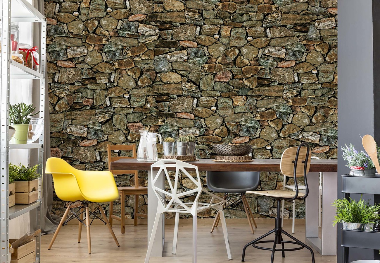 Stone Wall Wall Paper Mural | Buy at EuroPosters