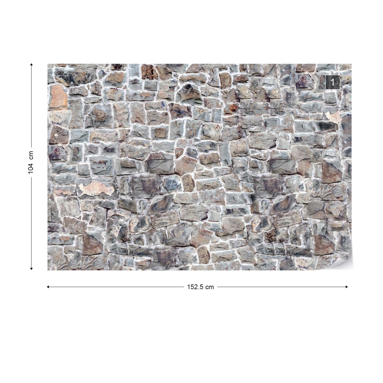 Stone Wall Wall Paper Mural | Buy at EuroPosters