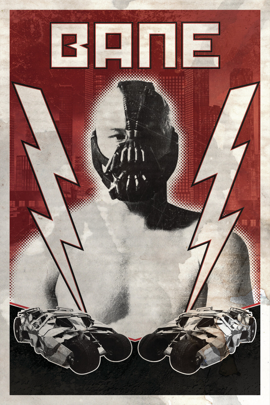 Pin Bane The Dark The Dark Knight Trilogy Bane Fotobehang, Behang
