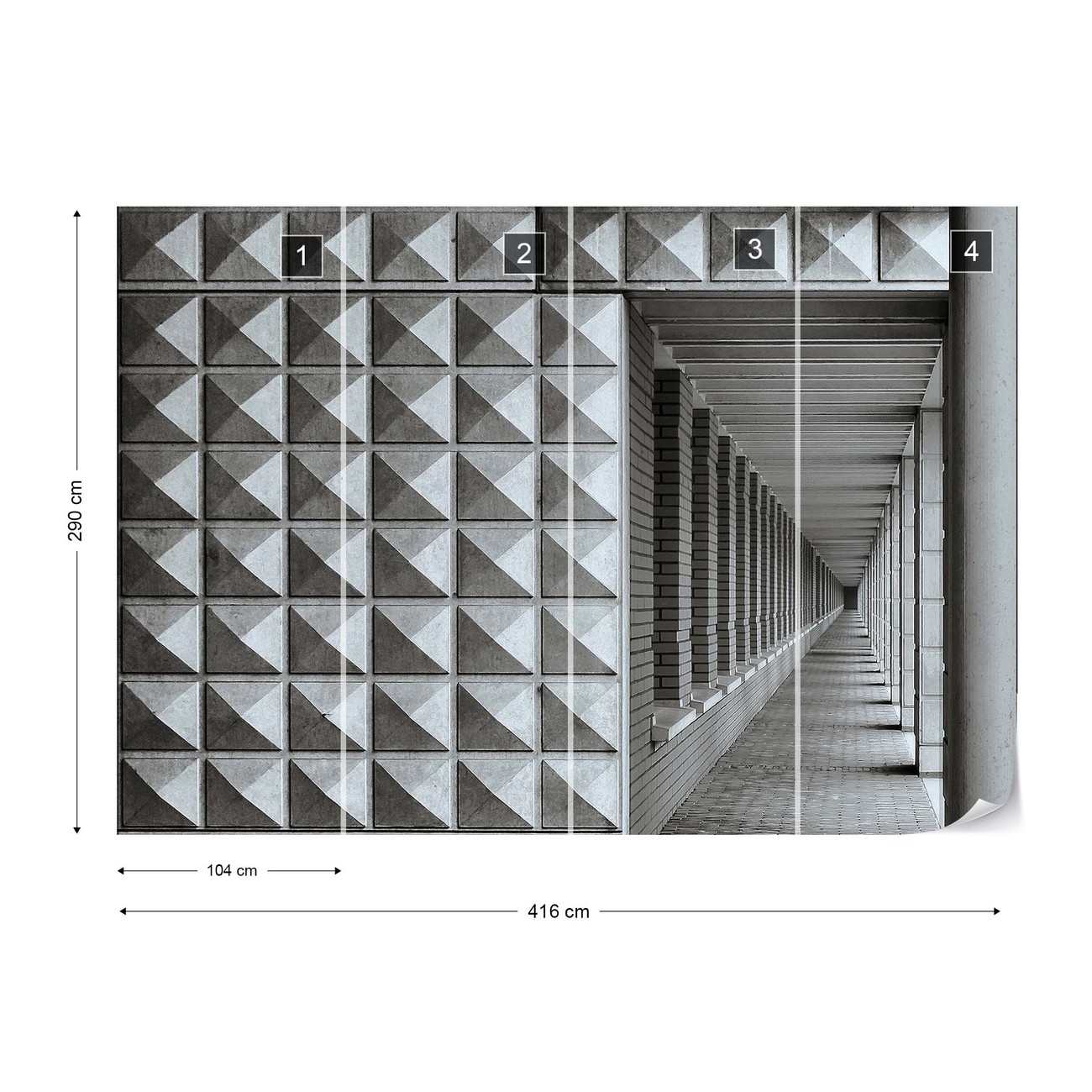 The Hall Wall Paper Mural | Buy at EuroPosters