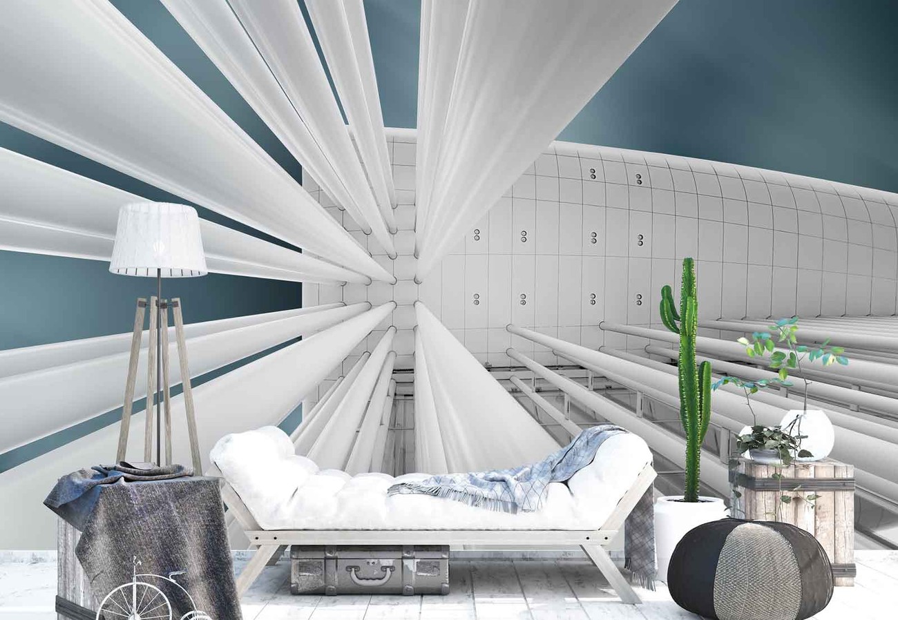 The Pillar Shed Wall Paper Mural | Buy at EuroPosters