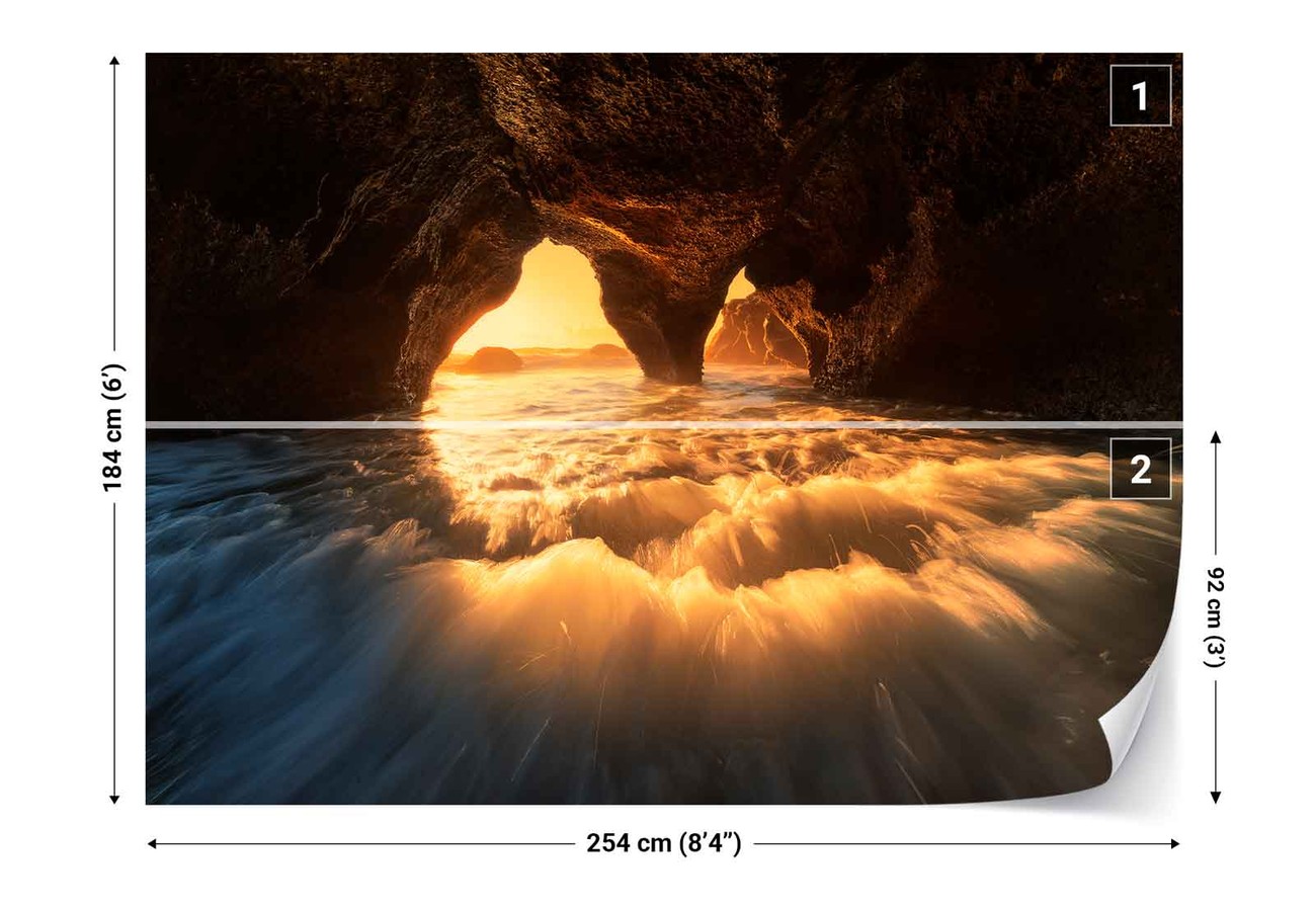 The Secret Sea Cave Wall Paper Mural | Buy at EuroPosters