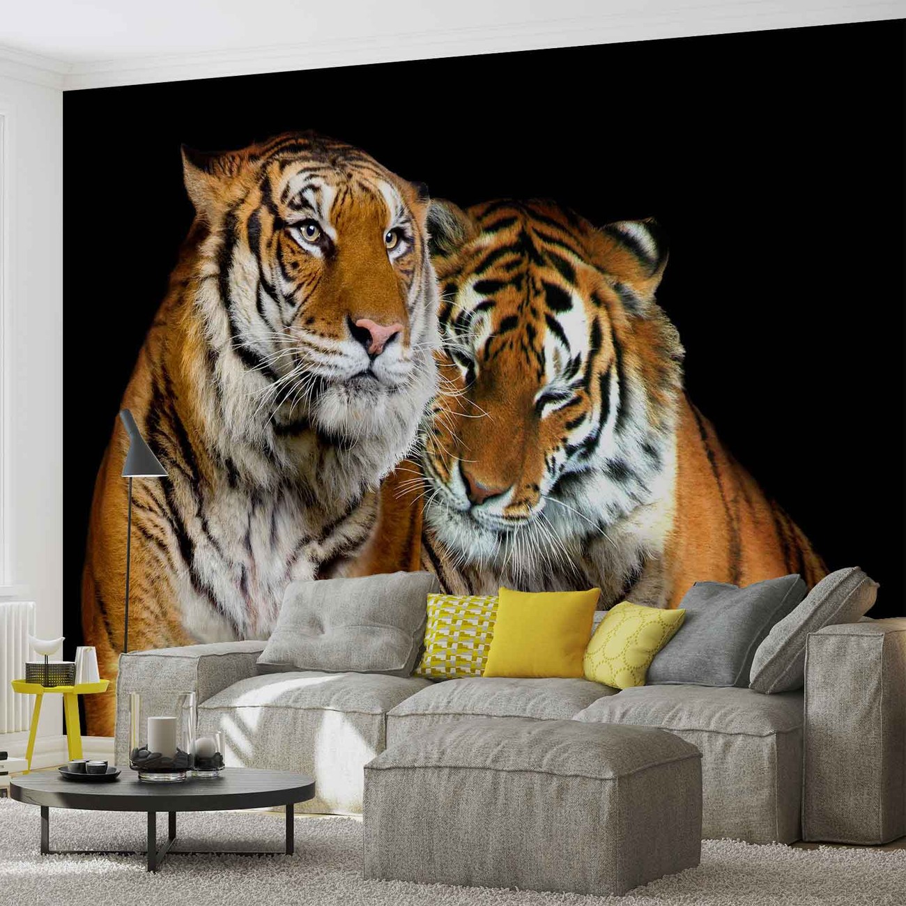 Tigers Wall Paper Mural | Buy at EuroPosters
