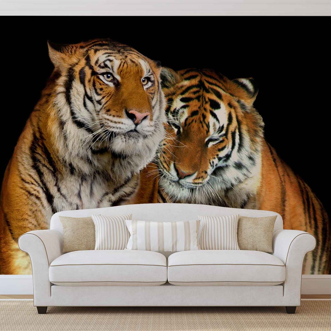 Tigers Wall Paper Mural | Buy at EuroPosters