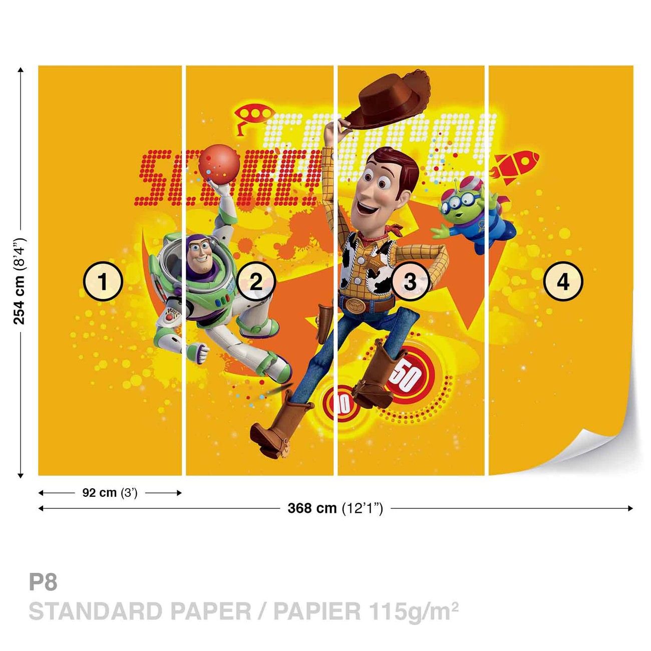 Toy Story Disney Wall Paper Mural | Buy at EuroPosters