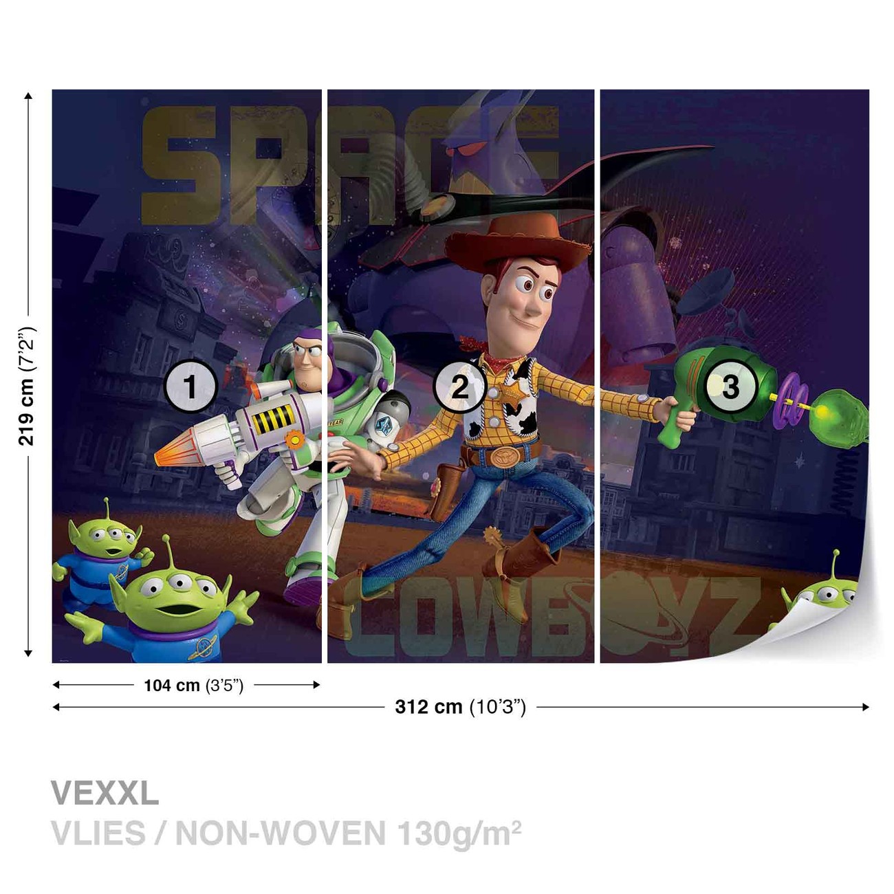 Toy Story Disney Wall Paper Mural | Buy at EuroPosters