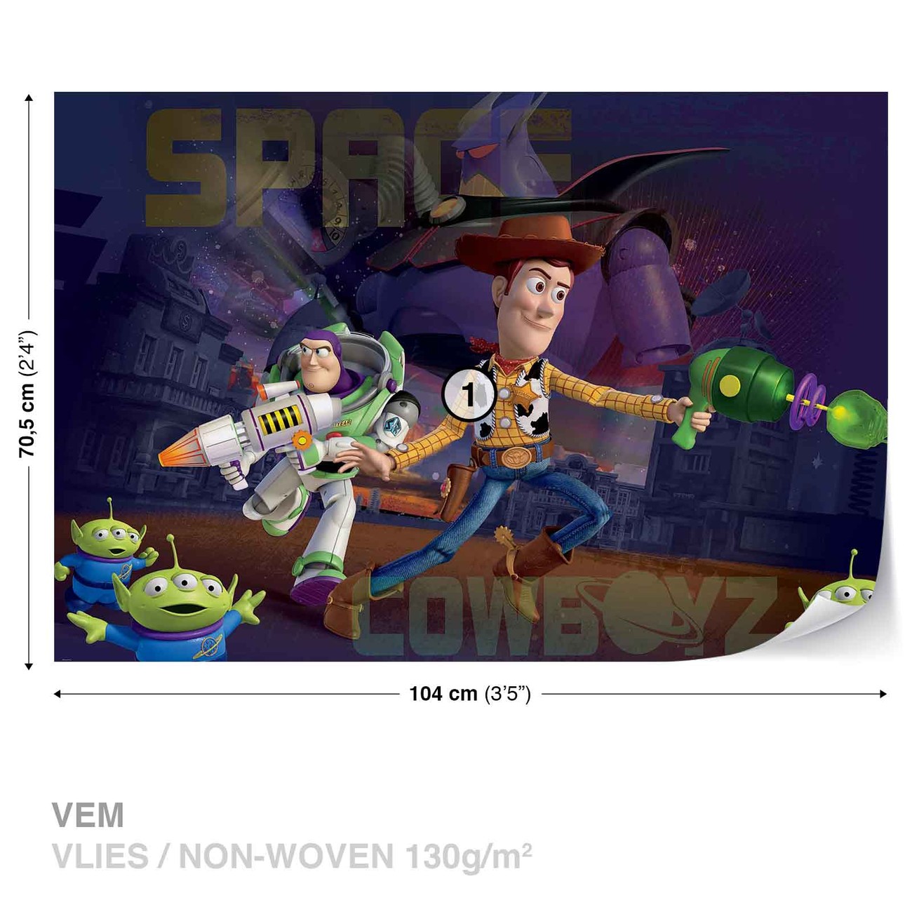 Toy Story Disney Wall Paper Mural | Buy at EuroPosters