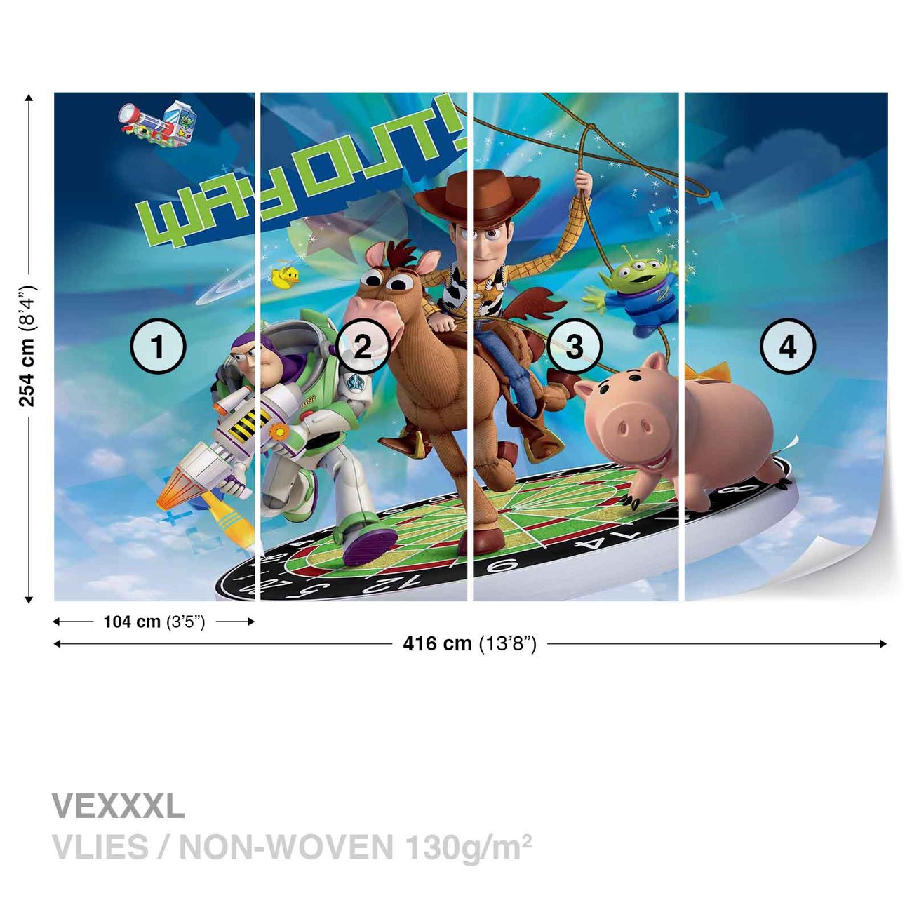 Toy Story Disney Wall Paper Mural | Buy at EuroPosters