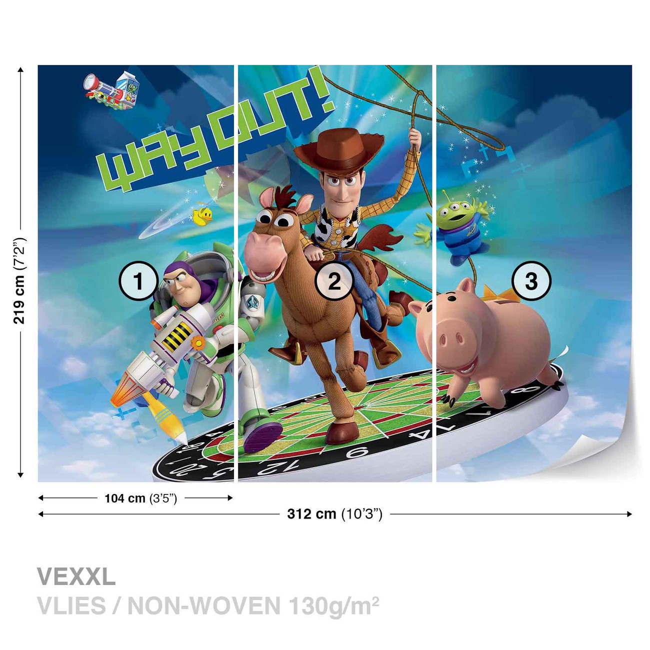 Toy Story Disney Wall Paper Mural | Buy at EuroPosters